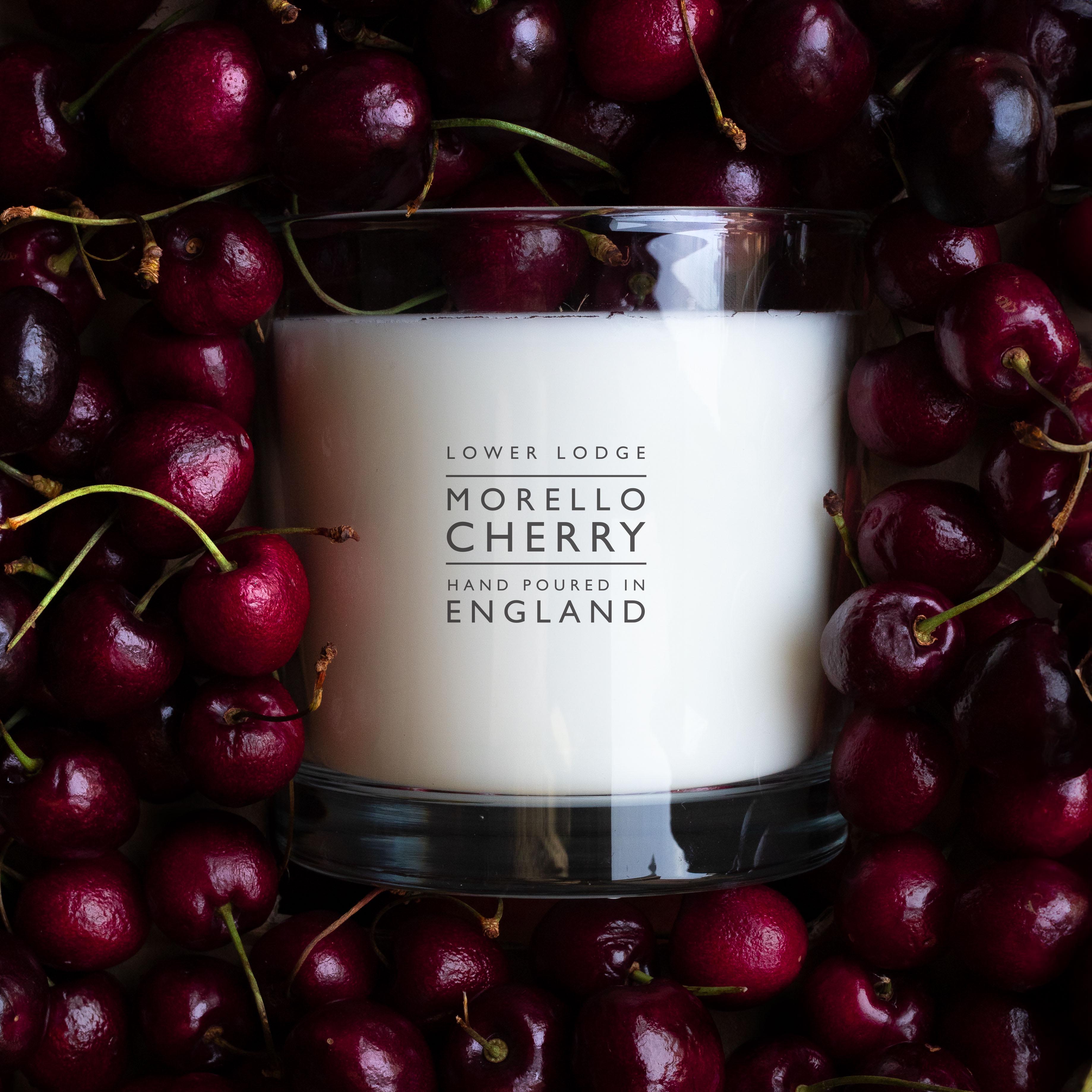 Cherry Scented Candles - Morello Cherry Scented Deluxe Candle – Lower ...