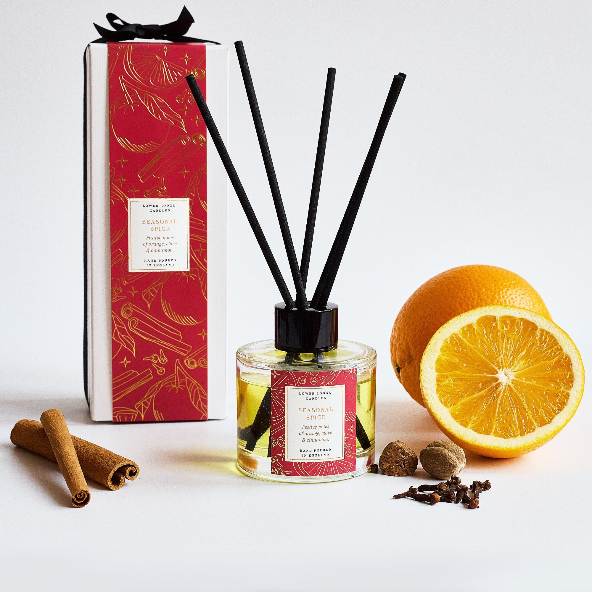 Seasonal Spice Scented Reed Diffuser - Lower Lodge Candles